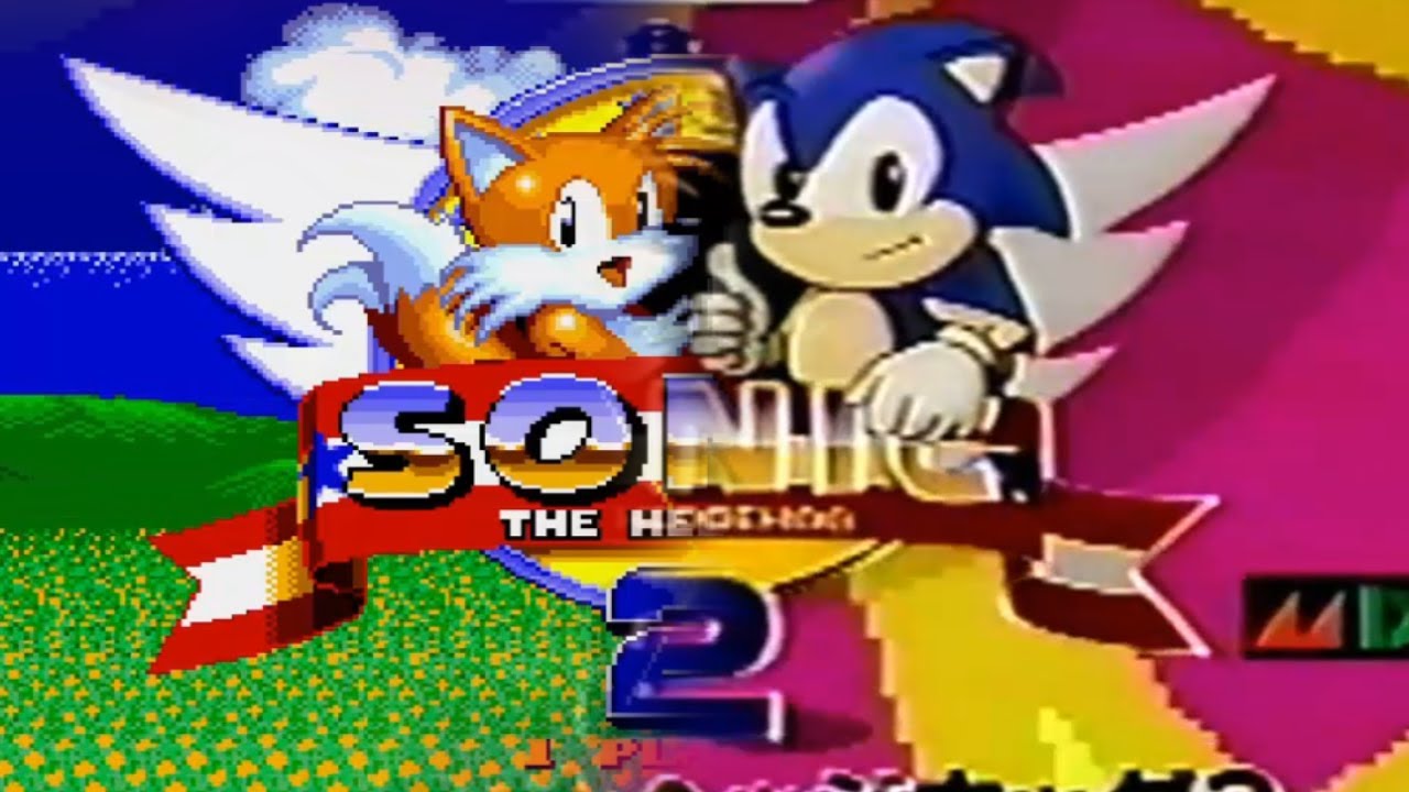 Sonic 2 Beta Title Screen Lost Animation Youtube