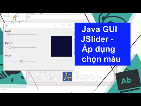 Java Gui Jslider гѓp Dб ґng Chб ќn Mг U Youtube