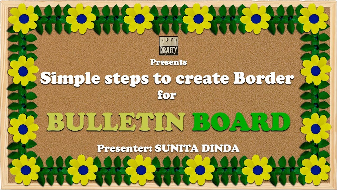 How To Make Border Design For Bulletin Board Infoupdate Org