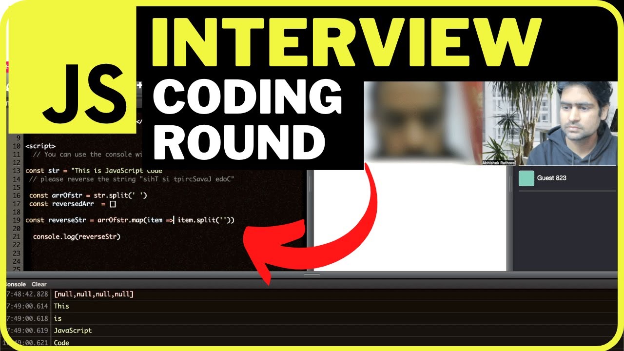 Javascript Live Coding Interview Mock Javascript Interview