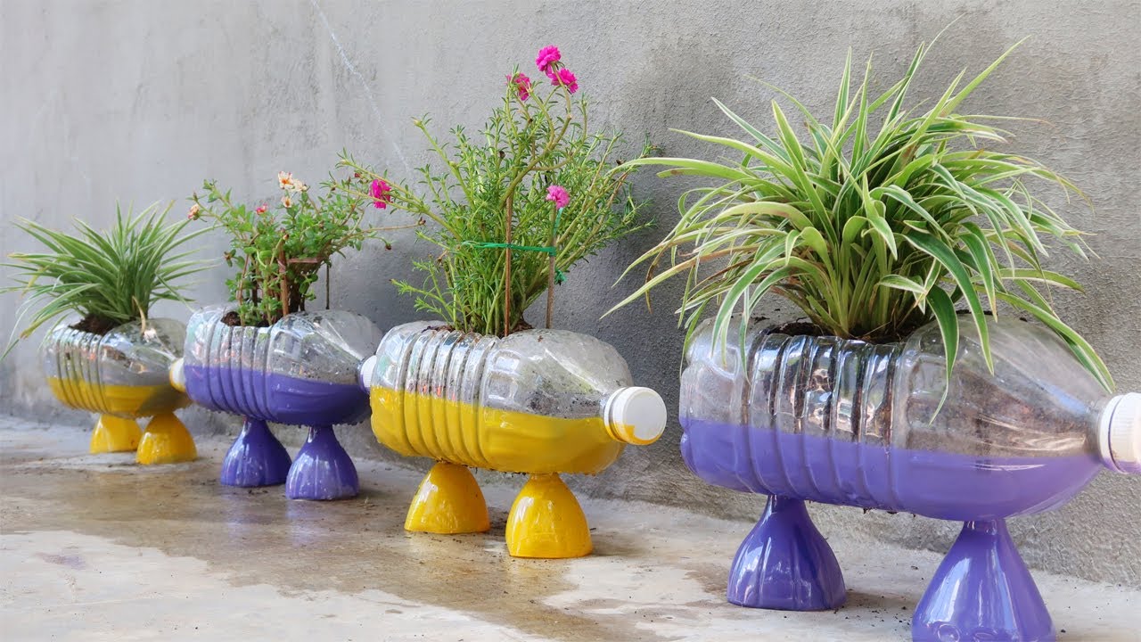 How To Turn A Plastic Bottle Into A Plant Pot At Elaine Hudson Blog