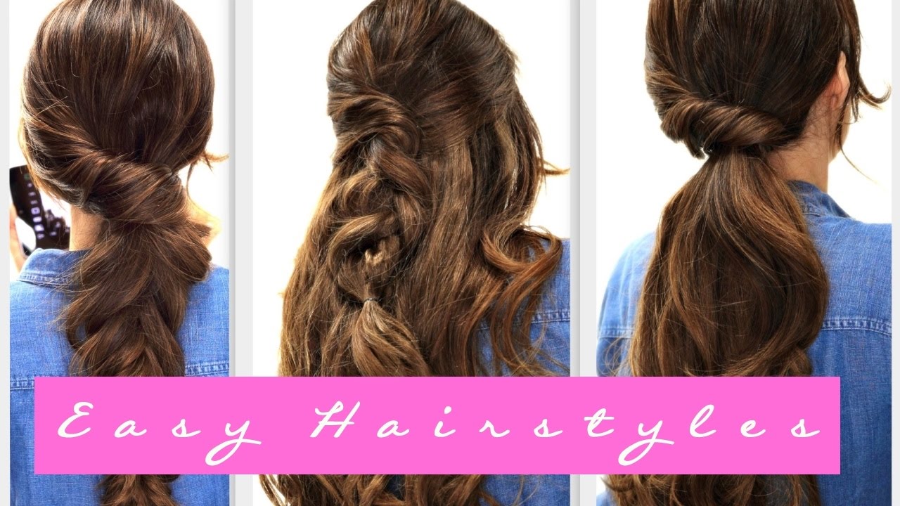 12 Amazing 4 Easy Lazy Hairstyles