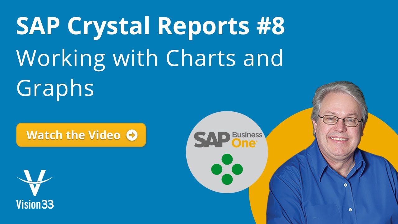 Sap Crystal Reports 8 Working With Charts And Graphs Youtube