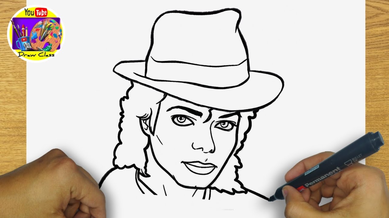 How To Draw Michael Jackson Step By Step Drawing Guide