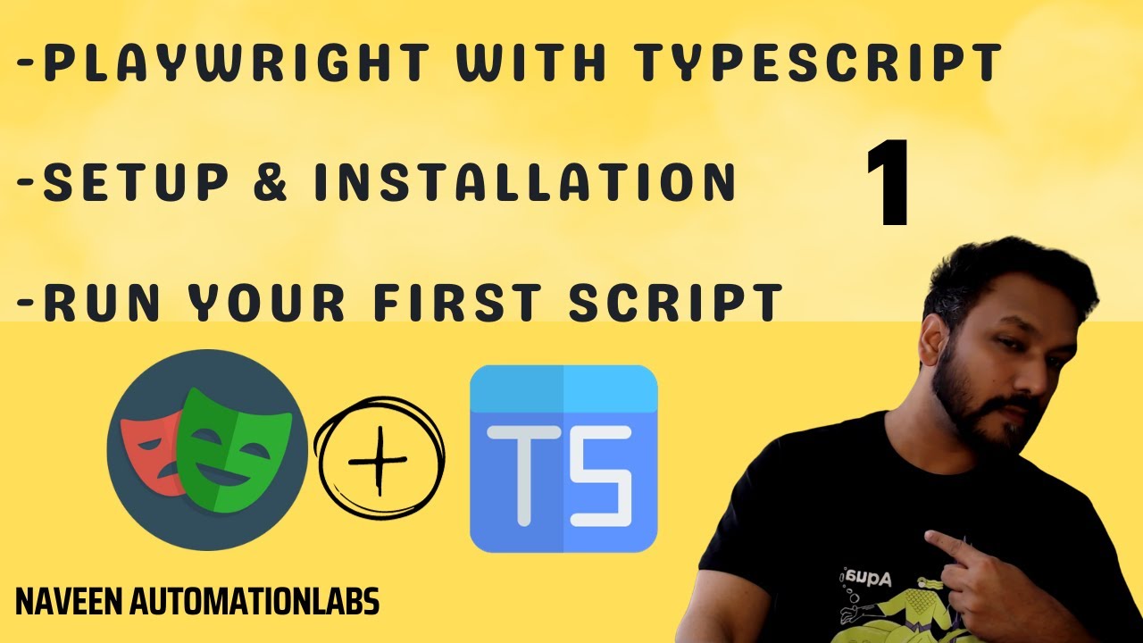 1 Playwright With Typescript Setup Installation First Script