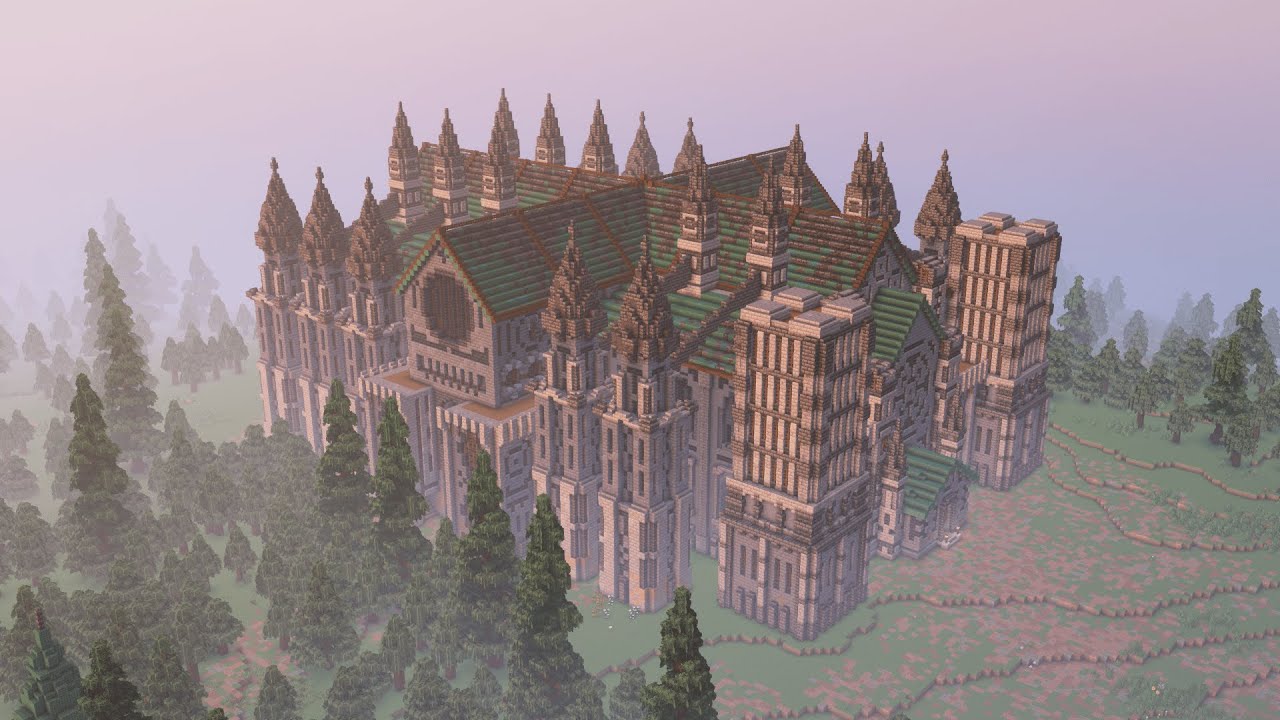 Minecraft Medieval Church Schematic