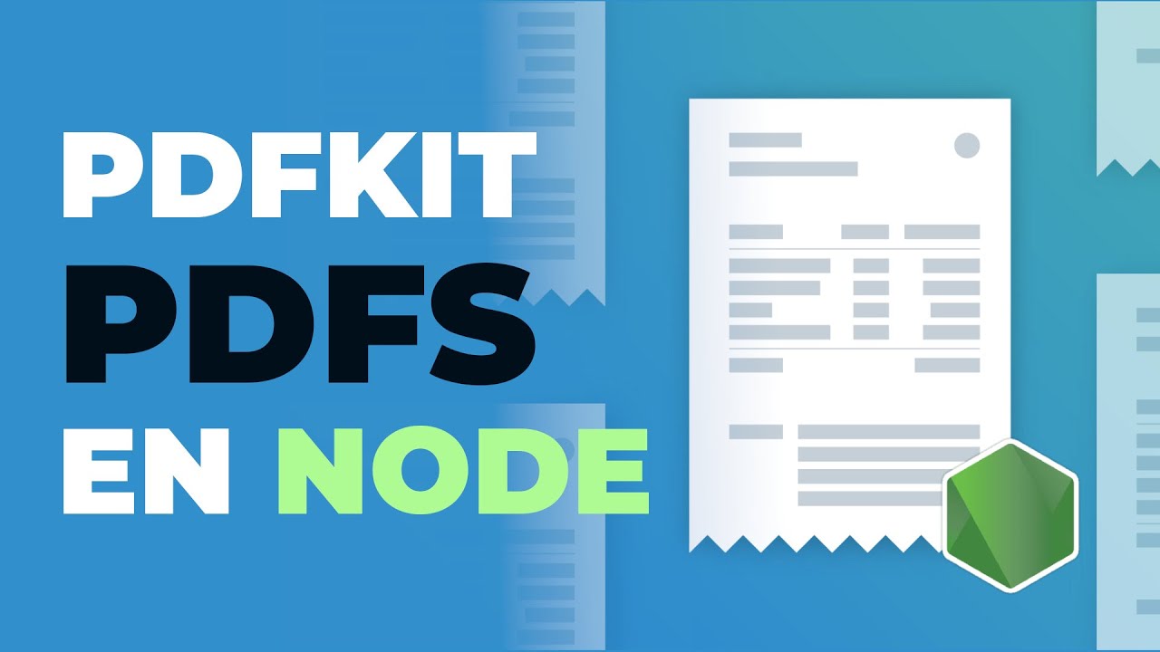 Pdfkit Crea Pdfs Desde Nodejs Youtube