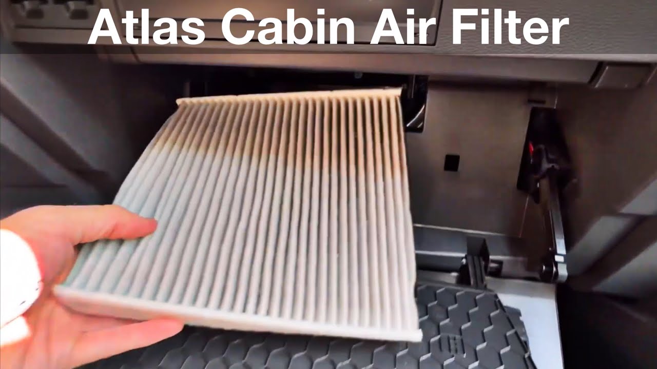 2022 2023 Volkswagen Atlas How To Locate And Replace Cabin Air Filter