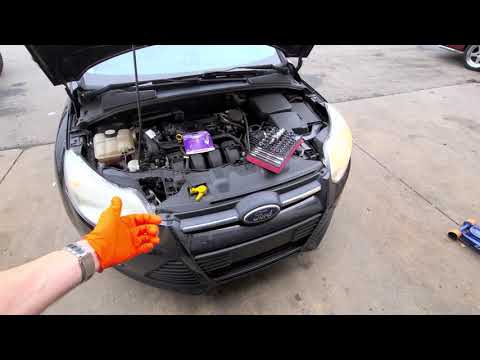 2013 Ford Focus Headlight Bulb Replacement Youtube