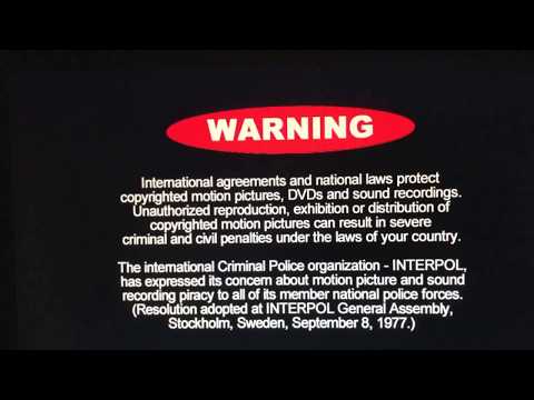 FBI Warning (WB Version) 1985-1995/Warning Screen (OIPC) (WHV Version ...