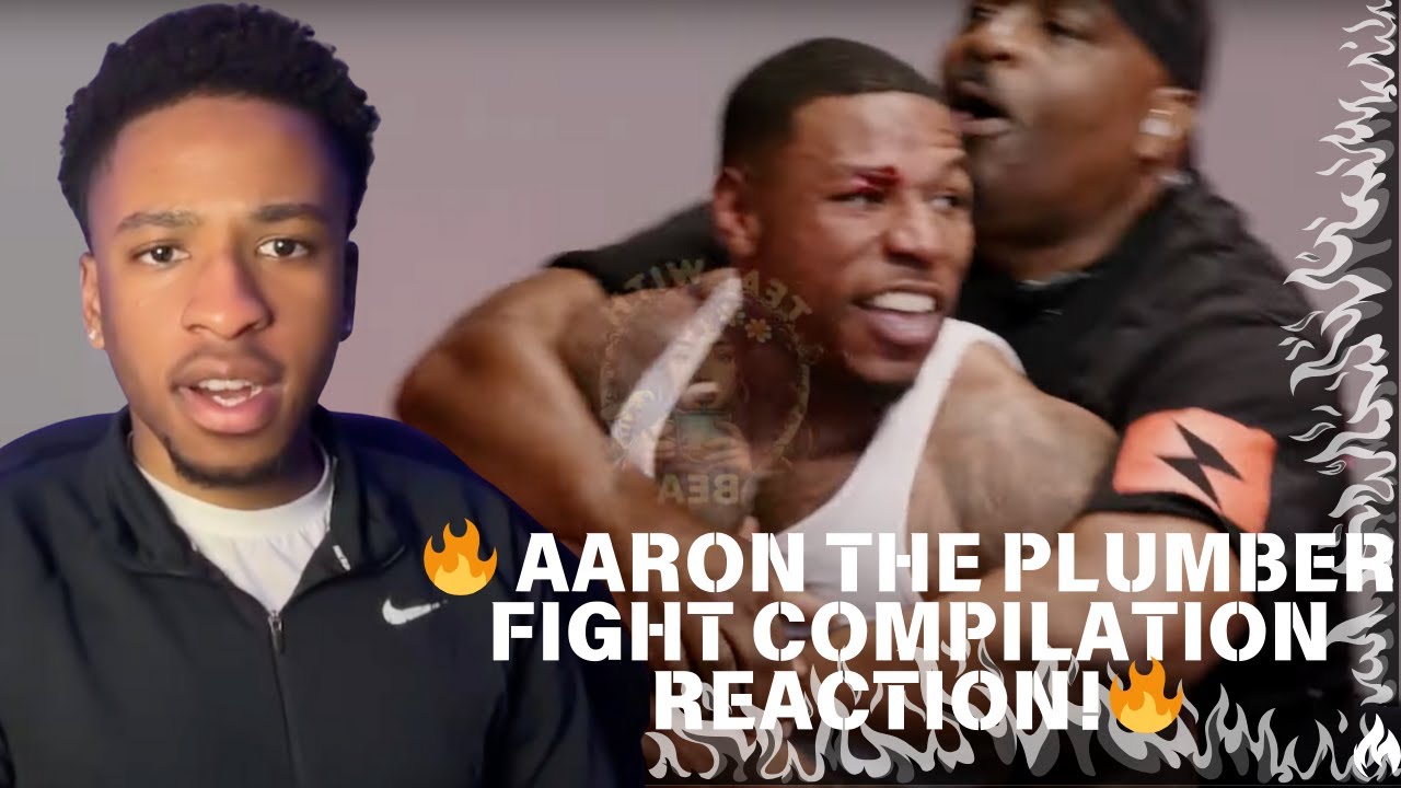 Aaron The Plumber Fight Compilation Reaction ёятаёяшн Youtube