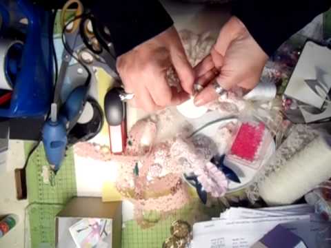 Shabby Chic Flower Tutorial Jennings644 Youtube