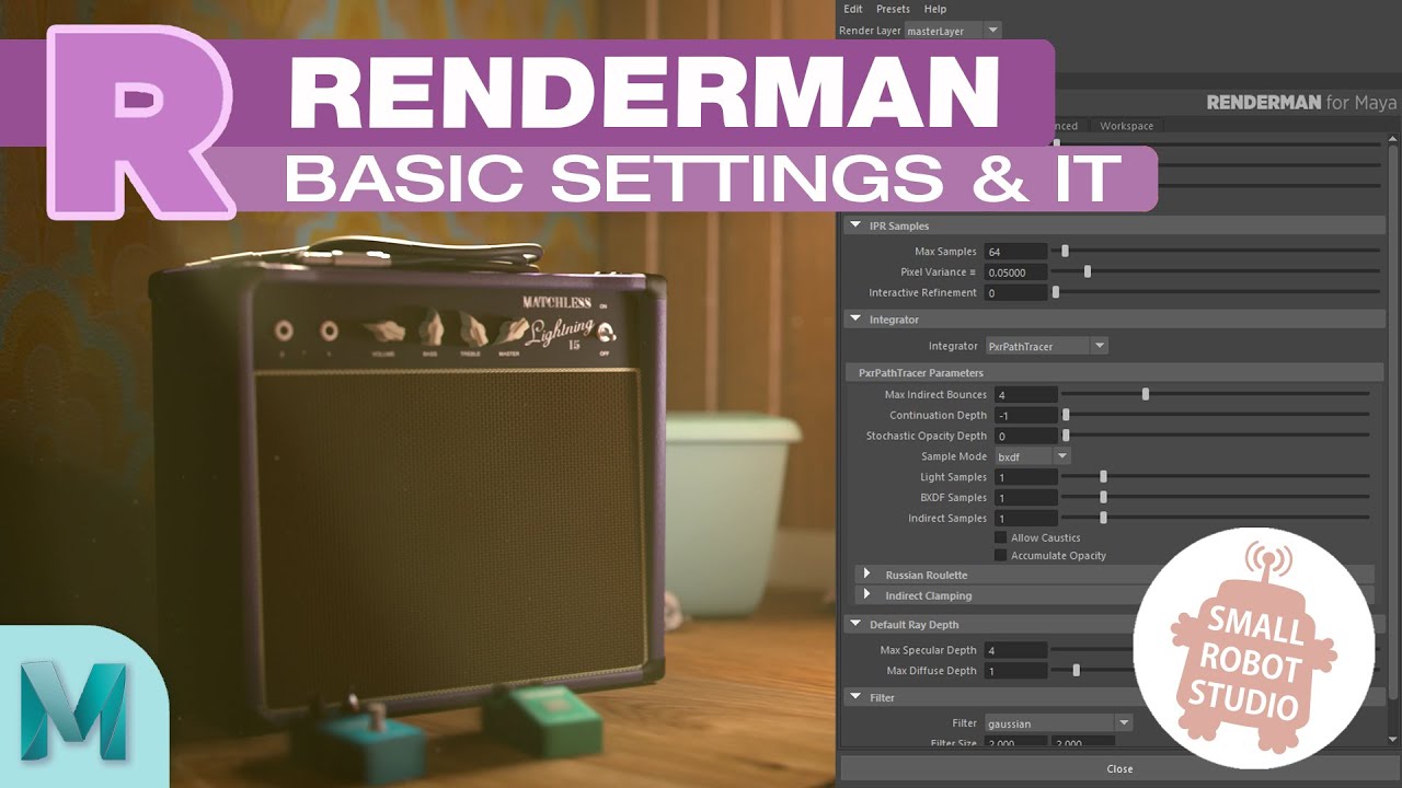 Renderman 23 Basic Render Settings And It Tutorial Youtube