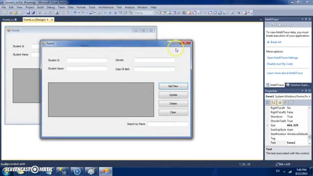 C Sql Database Tutorial How To Connect And Use Local Database