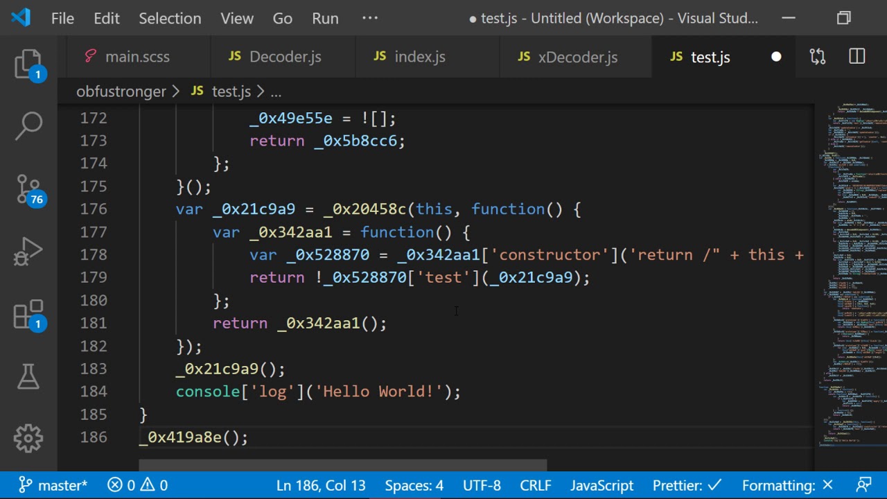 Released Javascript Deobfuscator Youtube