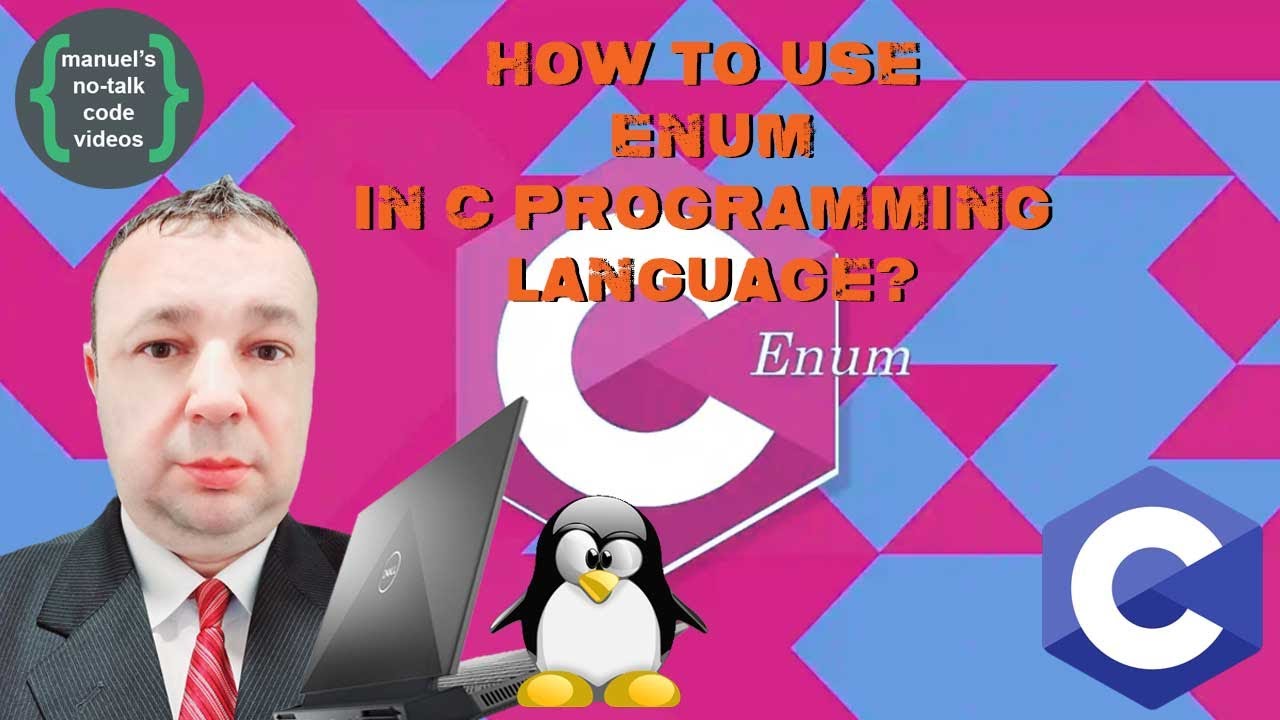 C Tutorial 23 How To Use The Enum In C Programming Language Youtube