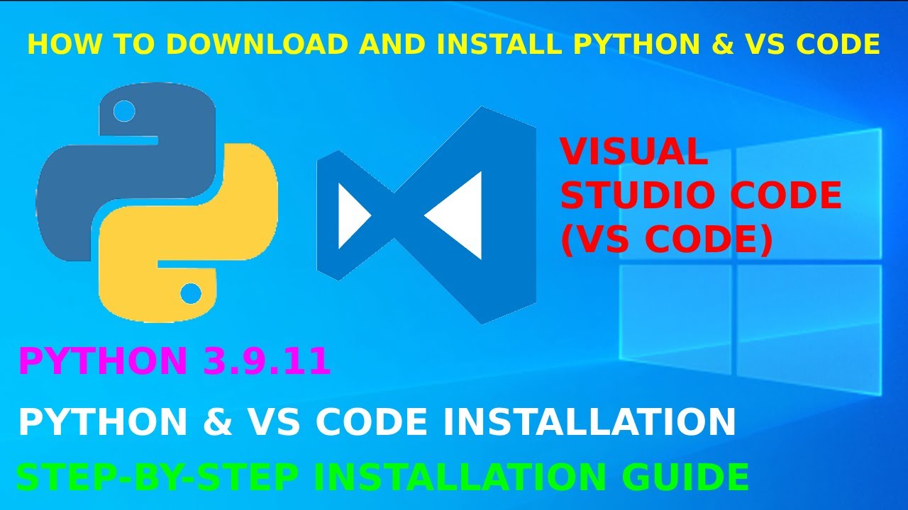 How To Download And Install Python Visual Studio Code Vs Code On