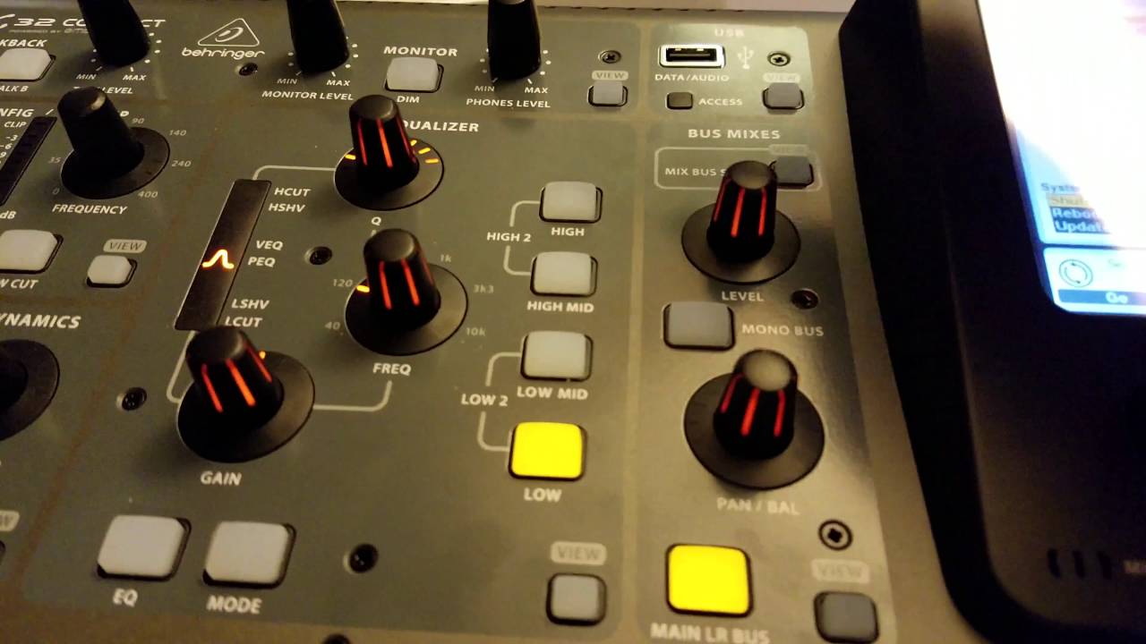 Behringer X32 Compact Getting Started Tips Youtube
