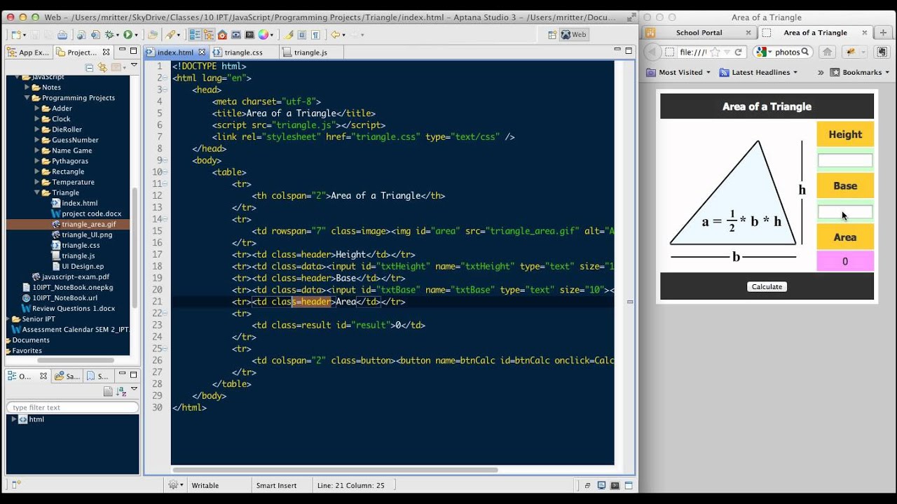 Javascript Program Triangle Pt2 Mp4 Youtube