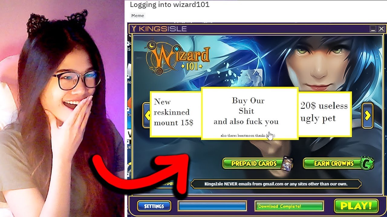 Reacting To The Best Wizard101 Memes Youtube