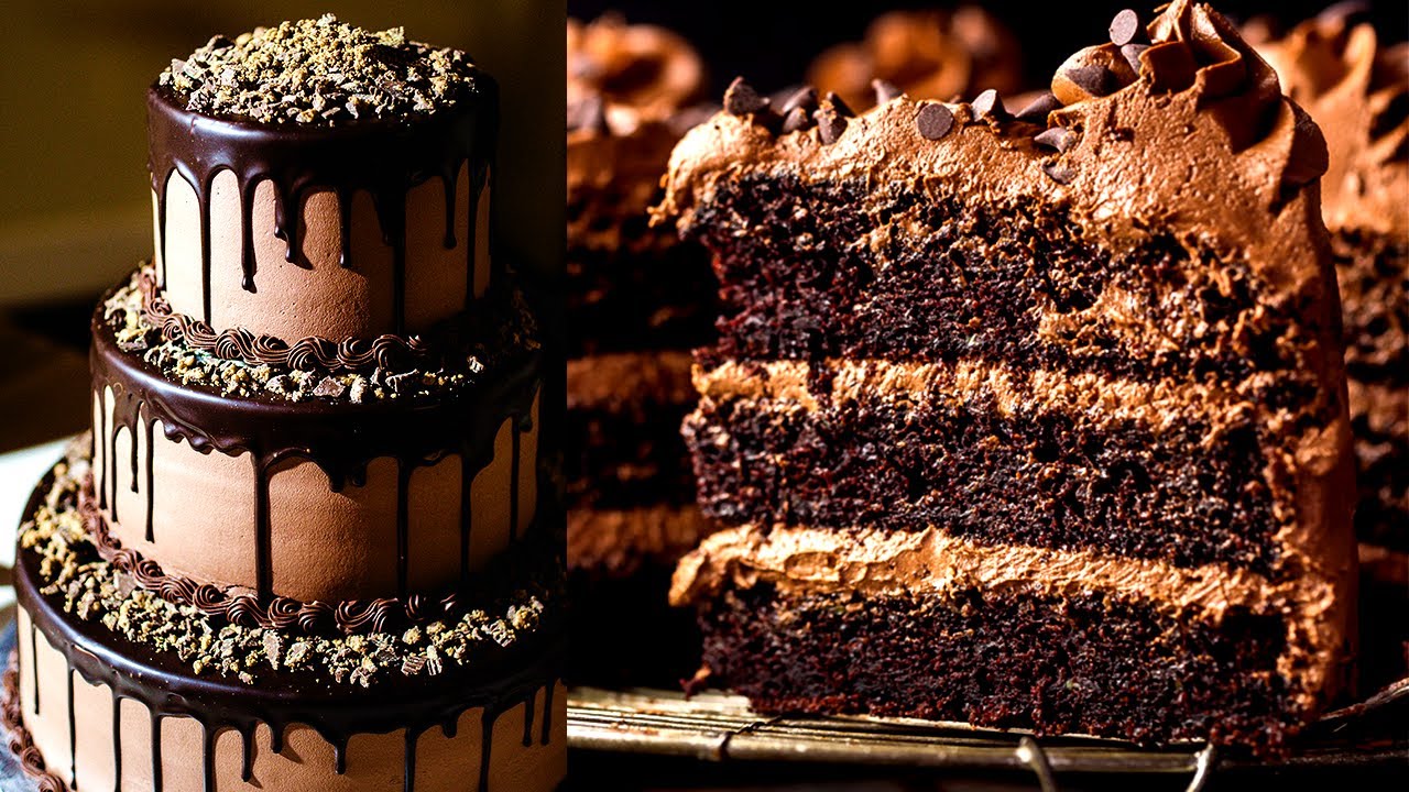Dark Chocolate Wedding Cake Recipe I Made My Own Wedding Cake It S A