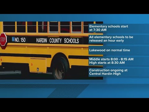 Hardin County Students Return To The Classroom Wednesday Youtube