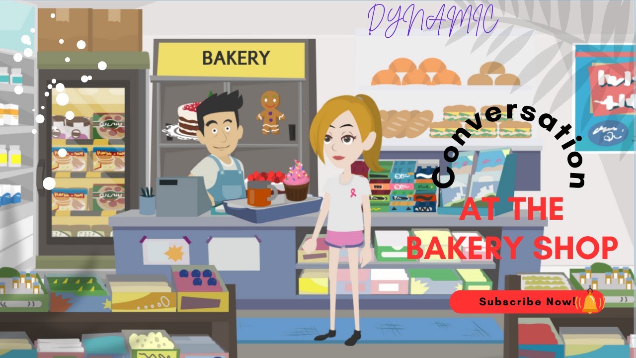 At The Bakery Shop Daily English Conversations Fluent English Youtube