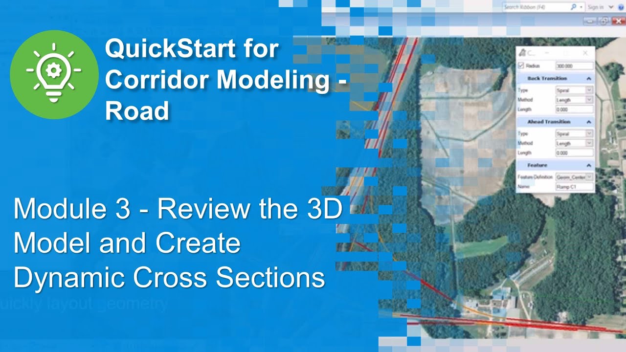 Module 3 Review The 3d Model And Create Dynamic Cross Sections Youtube