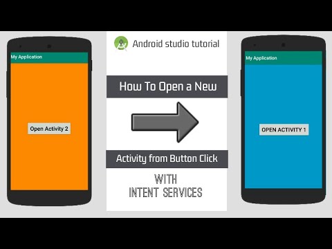 How To Make A Button Open A New Activity Android Studio Tutorial