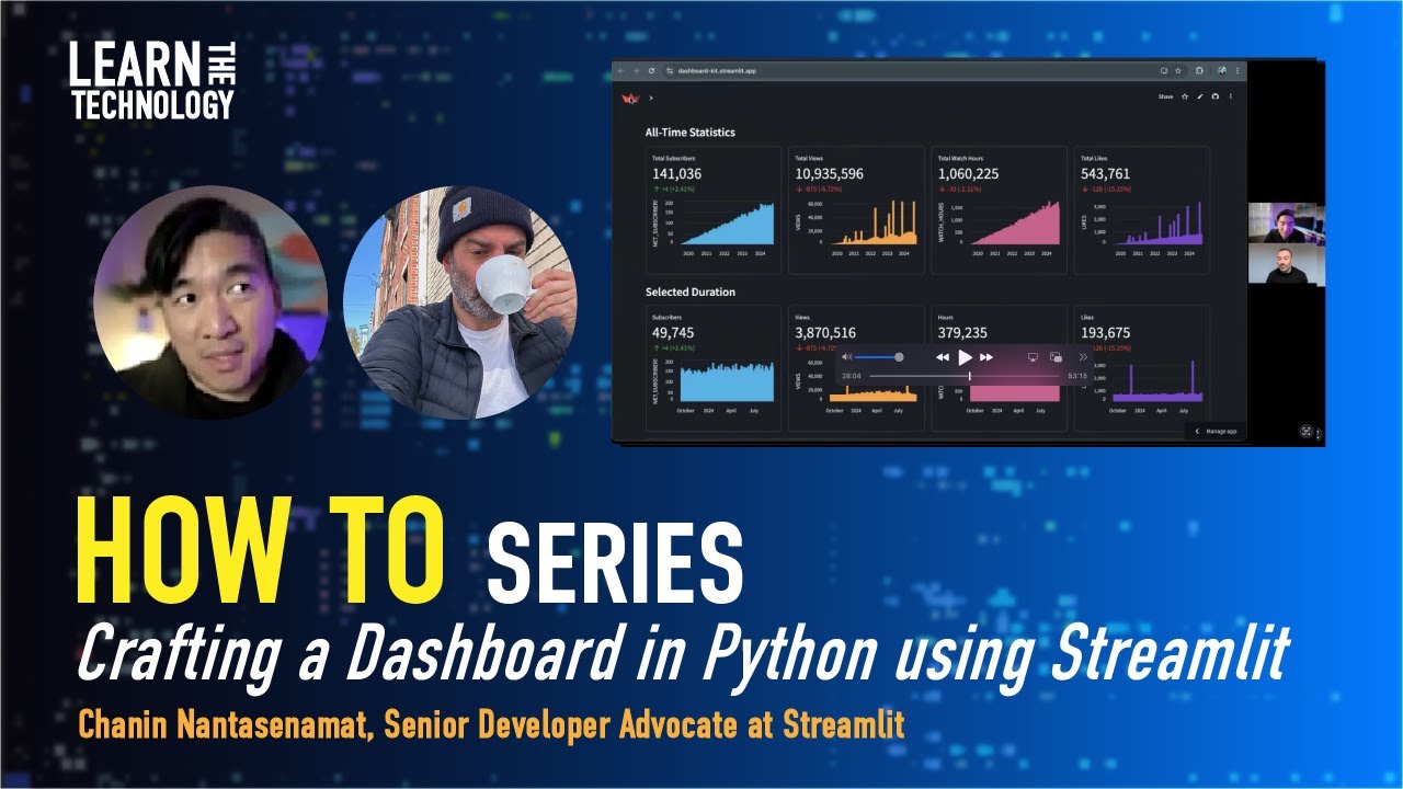 How To Craft Interactive Dashboards In Python With Streamlit Youtube