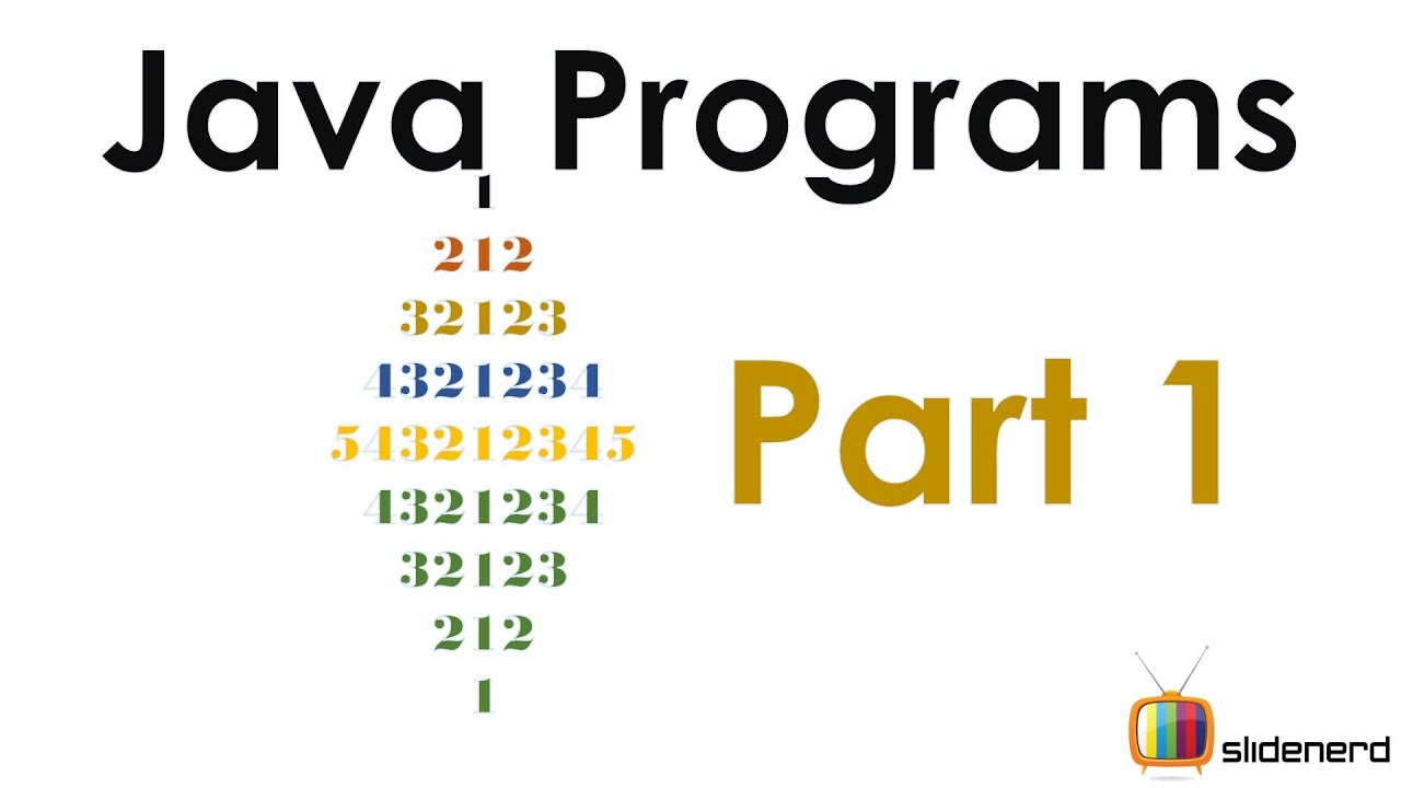 66 Java Patterns Numeric Diamond Part 1 Youtube