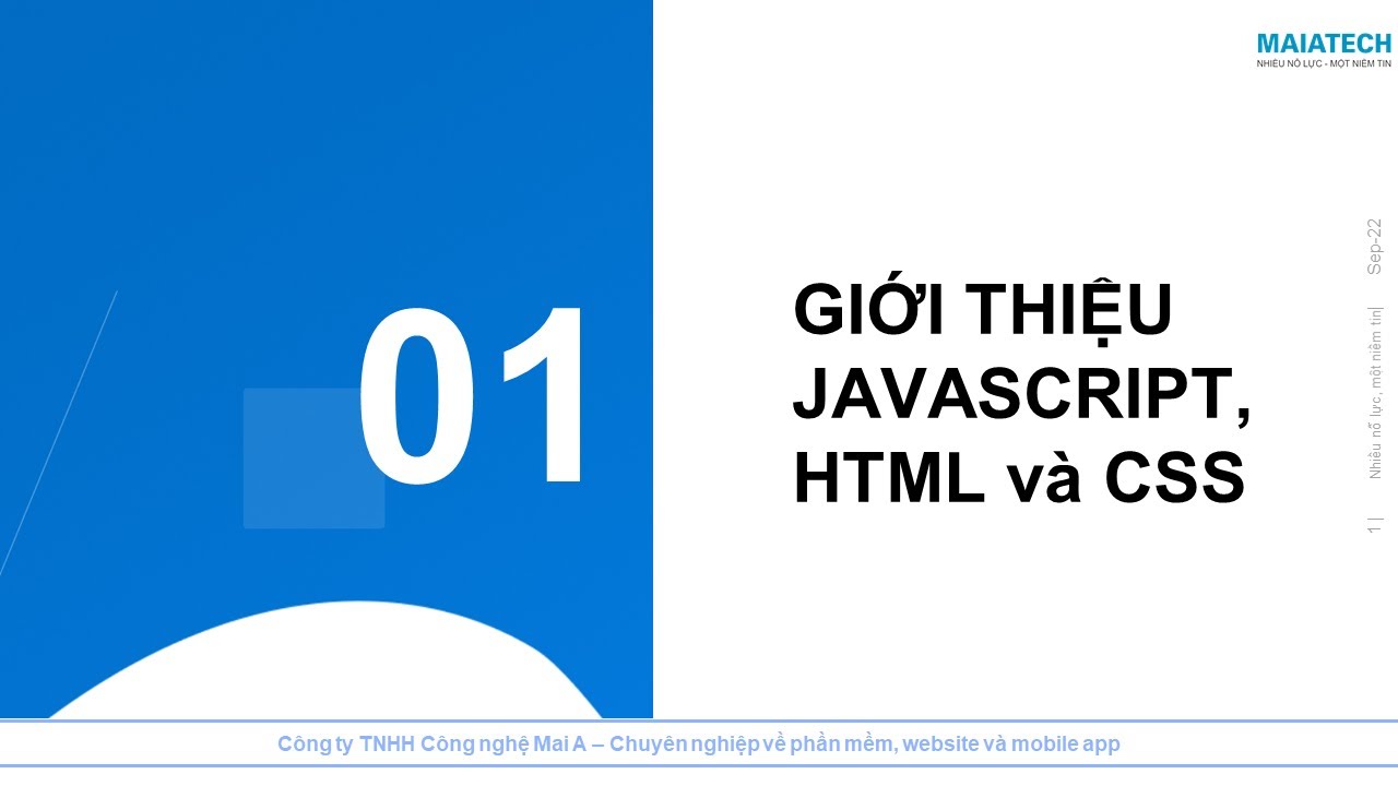 Học Lập Trình Javascript Bài 1 Youtube