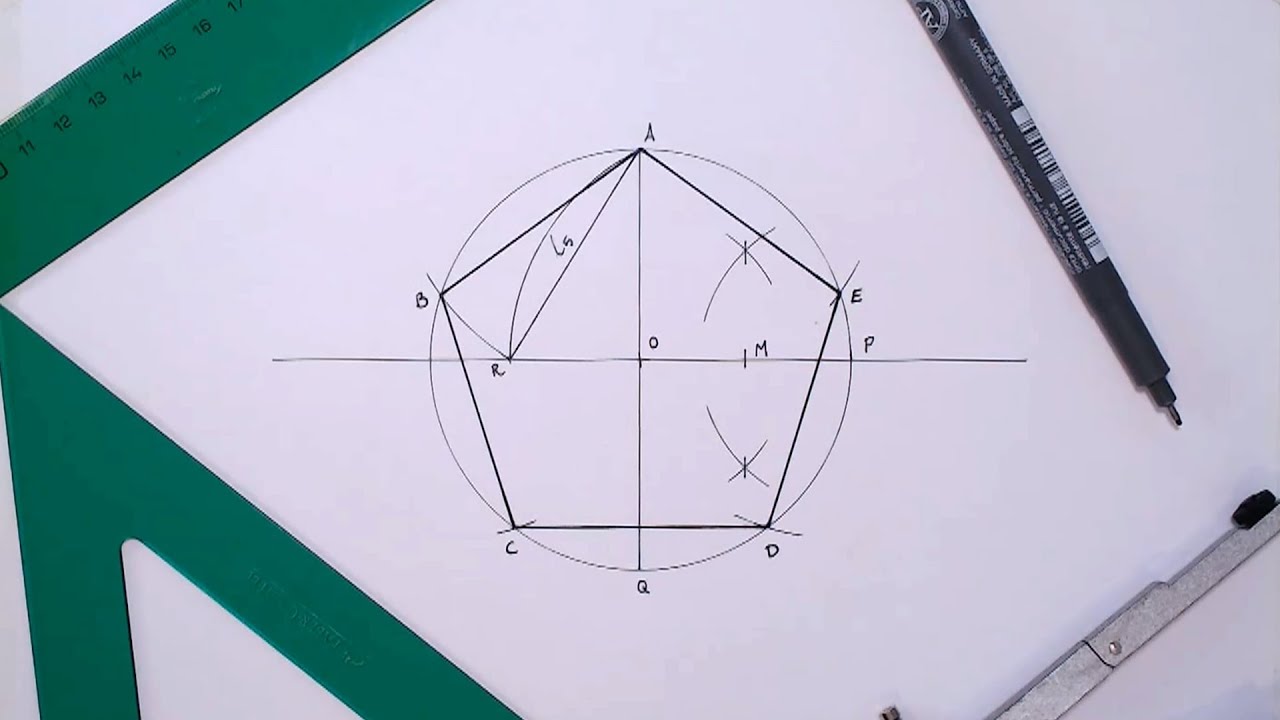 Pentгўgono Regular Inscrito En Una Circunferencia рџ џ рџ ђ Youtube
