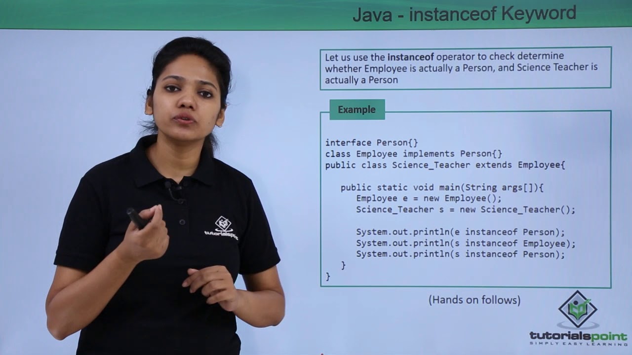 Java Instanceof Keyword Youtube