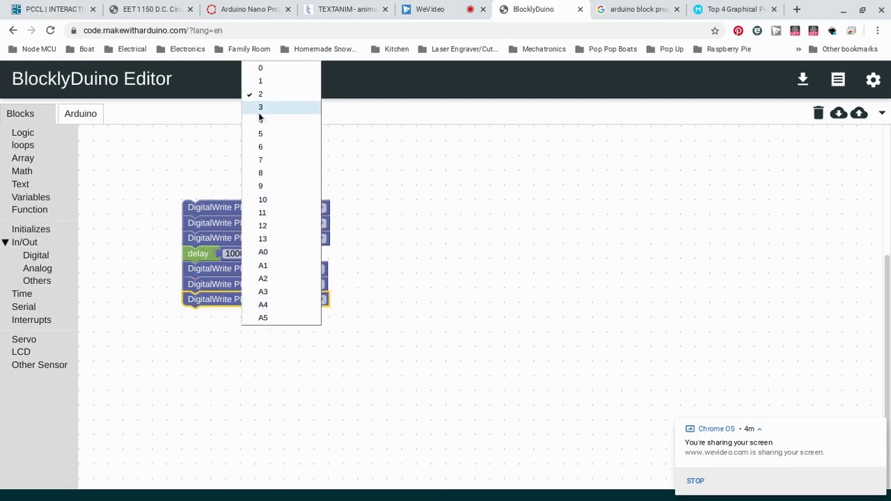 Blocklyduino And Chromeduino2 Process Youtube