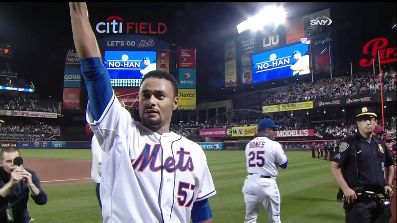 Johan Santana Throws No Hitter Youtube