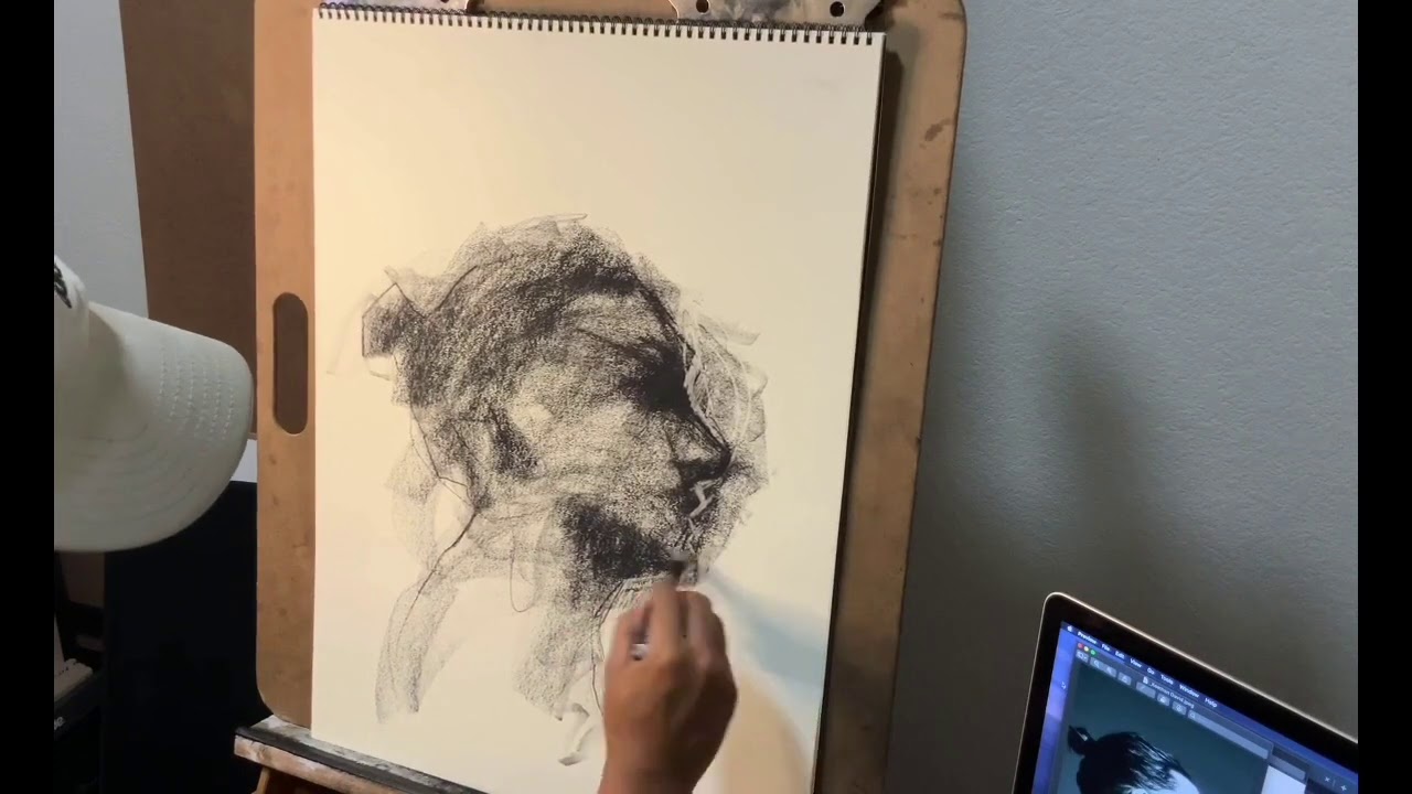 Asmr Charcoal Portrait Youtube