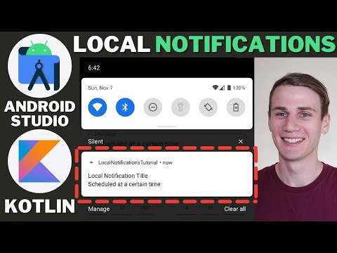 Schedule Local Notifications Android Studio Kotlin Tutorial Youtube