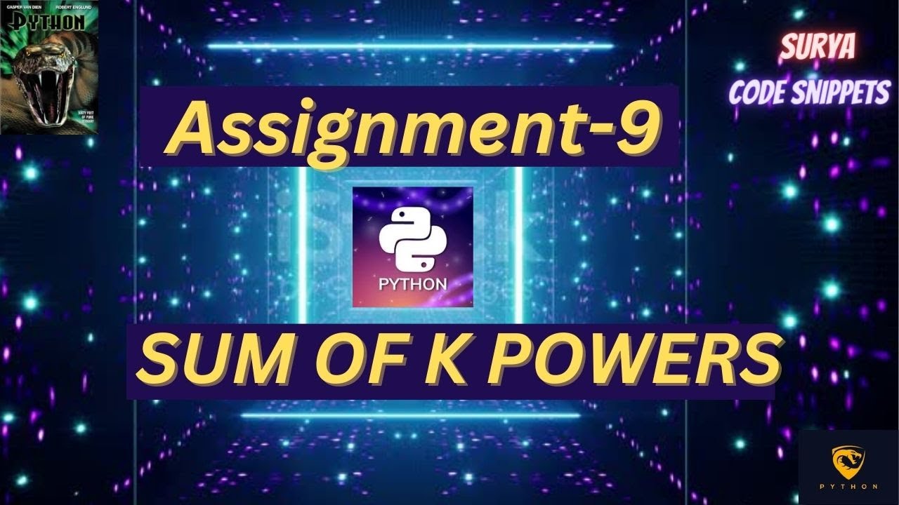 Sum Of K Powers Assignment 9 Ccbp Nxtwave Ccbp 4 0 Telugu