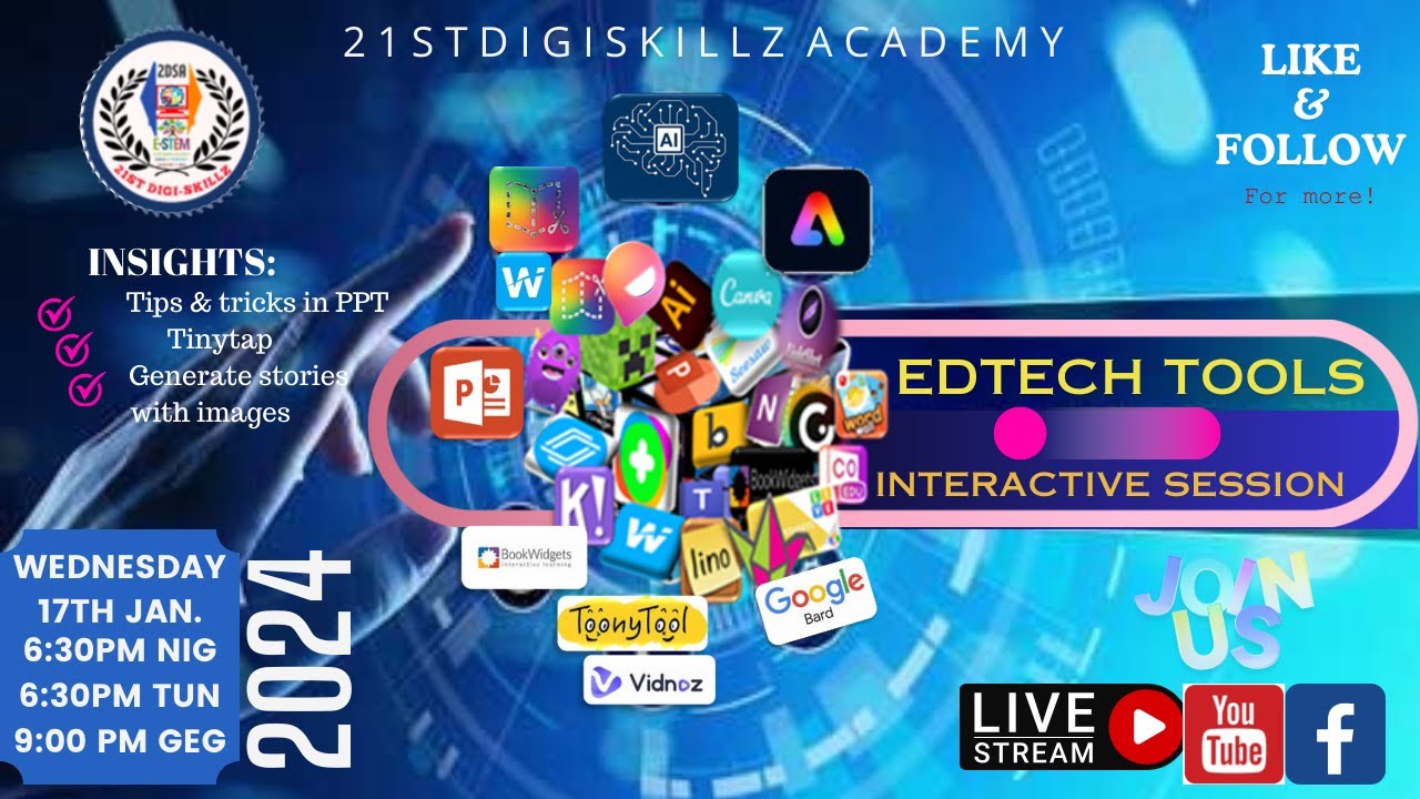 Edtech Tools Series 14 Interactive Webinar Youtube