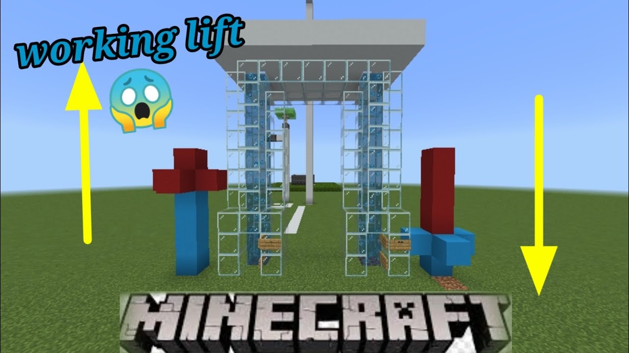 Make A Lift In Minecraft Youtube