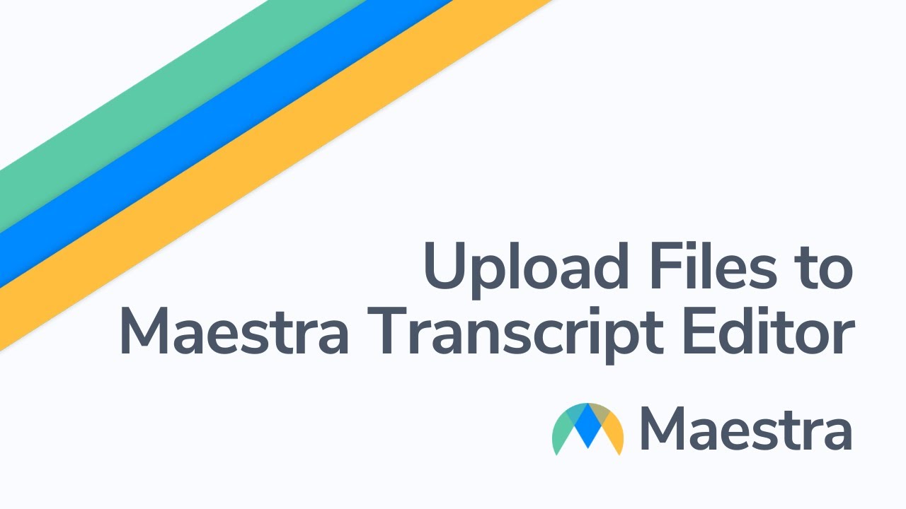 How To Use Maestra Transcript Editor Youtube