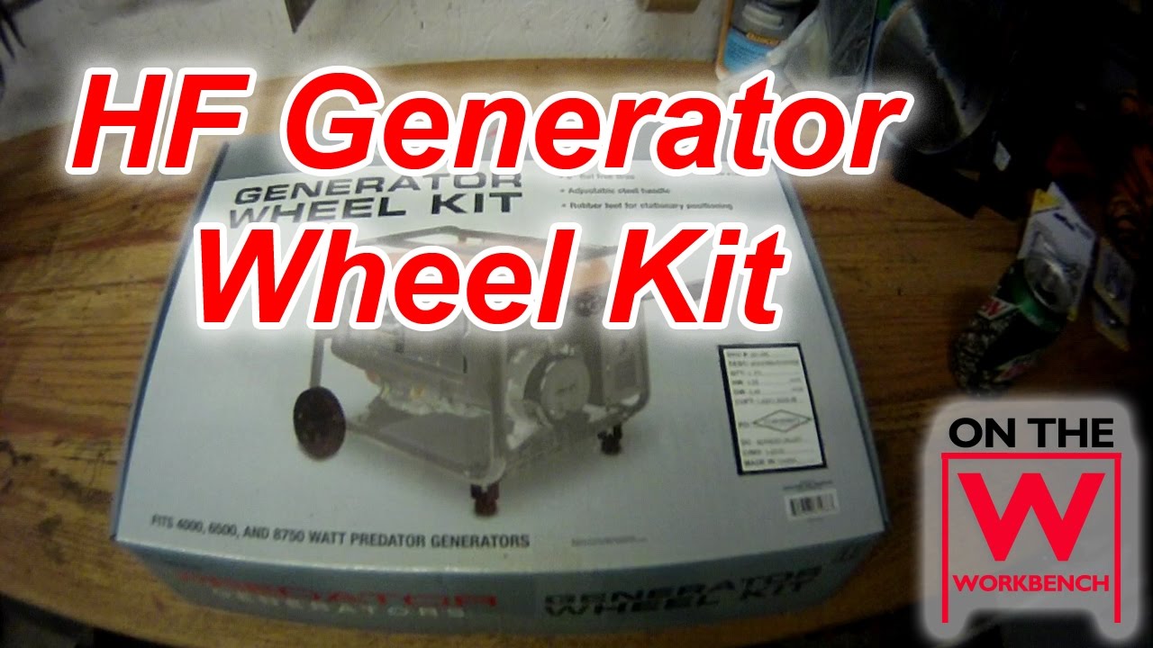 Harbor Freight Generator Wheel Kit Youtube