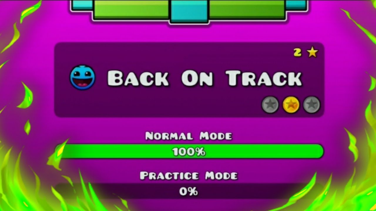 Back On Track Geometry Dash Lite Level 2 Youtube