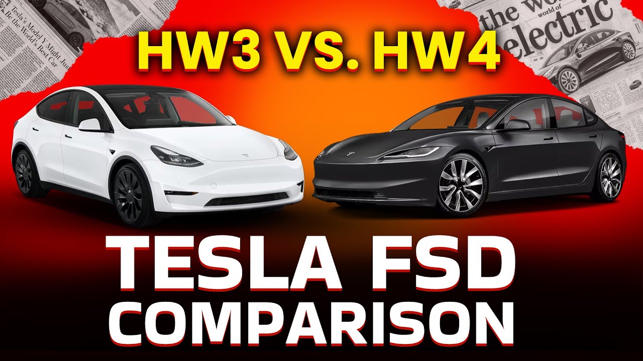 Tesla Fsd Hw4 Vs Hw3 The Real Difference Youtube