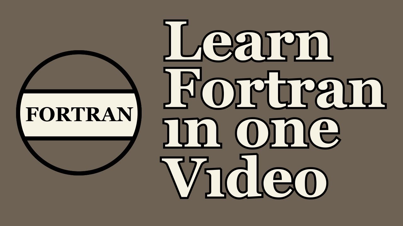 Fortran Tutorial Youtube