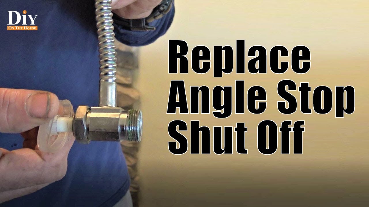 How To Replace A Toilet Or Sink Angle Stop How To Replace A Angle