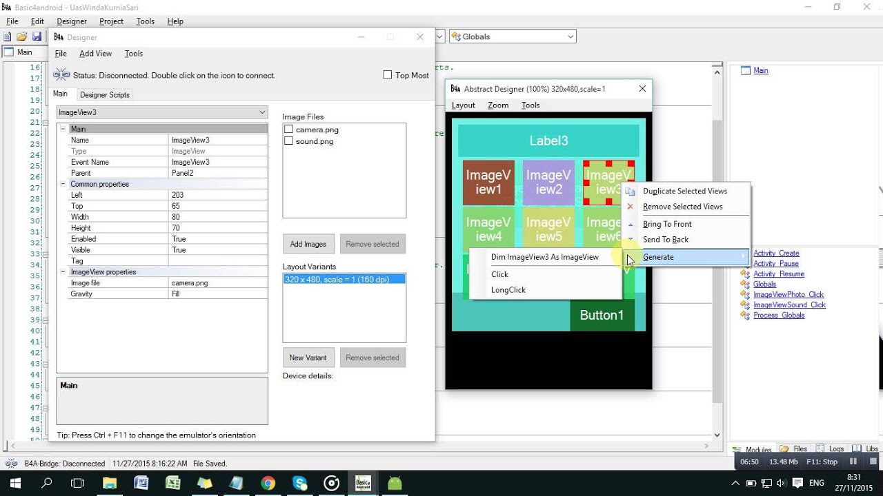 B4a Panel Imgview Sound Youtube