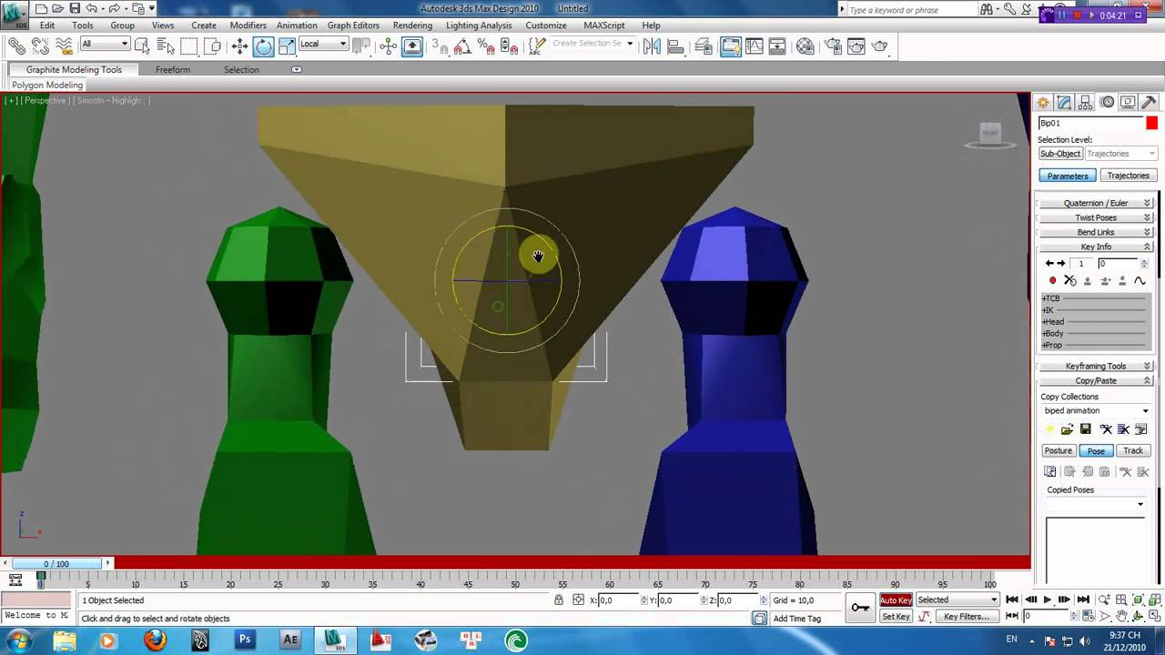 Animation Biped Tutorial 3dsmax Youtube