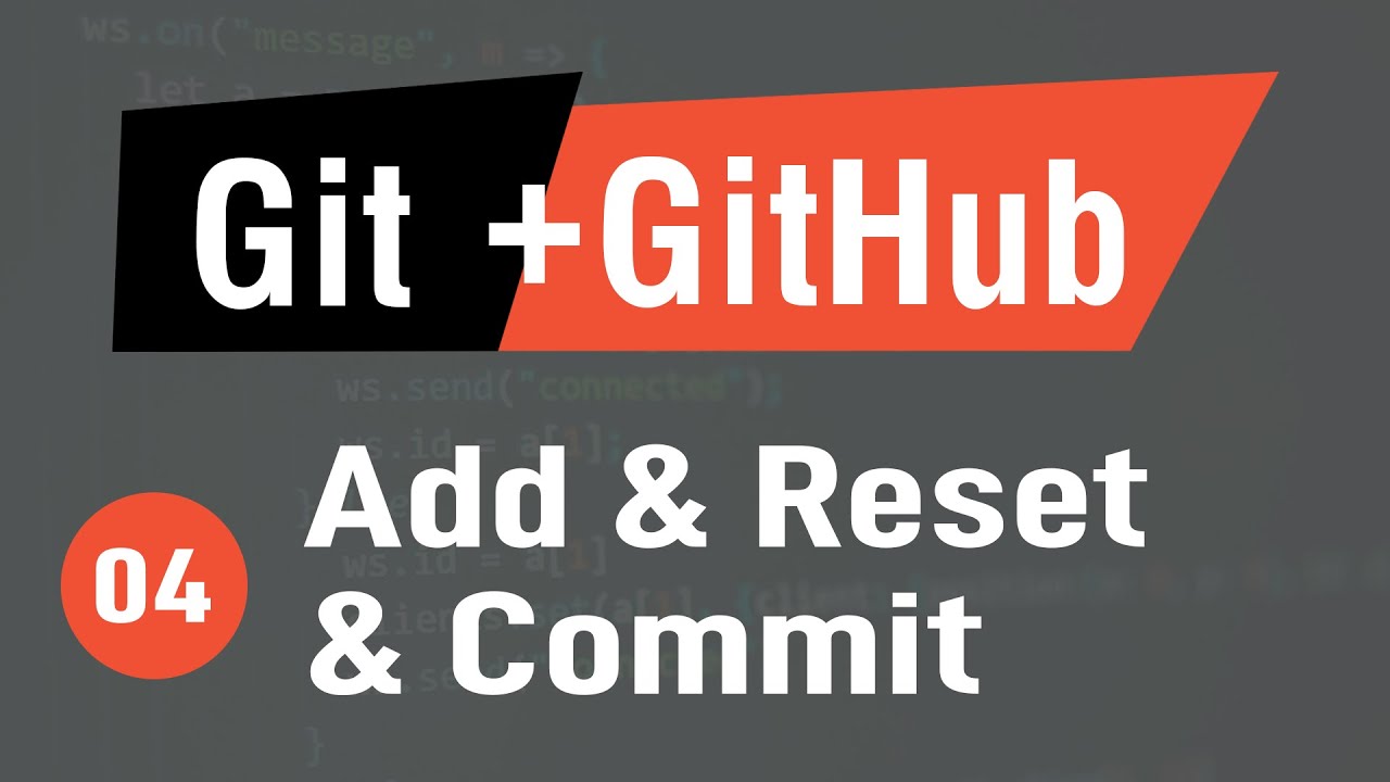 Arabic Learn Git Github 04 Add And Reset And Commit Explain